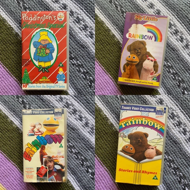RAINBOW RETRO CHILDREN'S Video Tape VHS Bundle £25.00 - PicClick UK