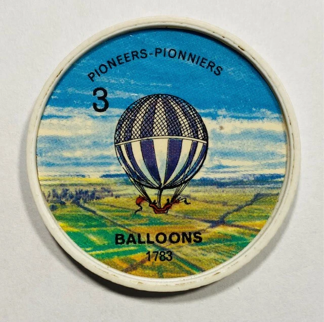 VINTAGE JELLO HOSTESS Airplane Wheel Coin #3 BALLOONS 1783 #1 $5.00 ...