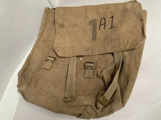 BRITISH ARMY WW2 Soldiers Backpack / Large Pack - Original 37 Pattern ...