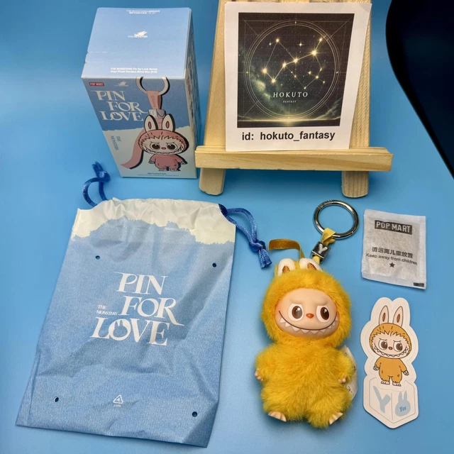 AUTHENTIC POPMART LABUBU Pin for Love Vinyl Plush Pendant - Y (Yes) £33 ...