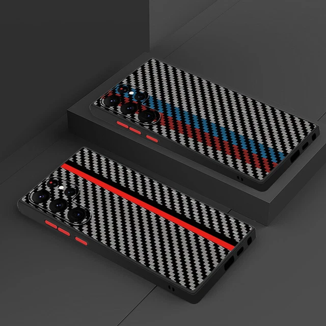 CARBON FIBER SHOCKPROOF Slim Case For Samsung S24 S23 Ultra S22 S21 FE A14 Cover EUR 5,77 ...