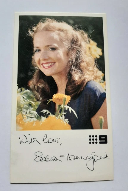 THE SULLIVANS KITTY Susan Hannaford Pre Signed Original TV Fan Card ...