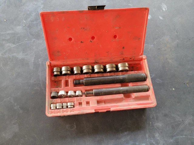 SNAP-ON TOOLS USA A157B Bushing Driver Set in PB20 Red Hard Case USA £ ...