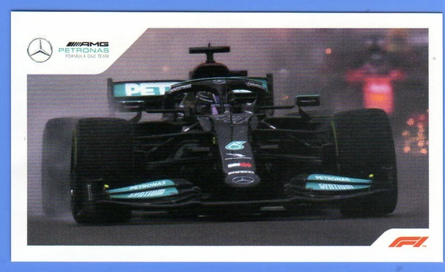TOPPS OFFICIAL F1 Sticker Formula 1 2021 #22 Lewis HAMILTON Mercedes ...