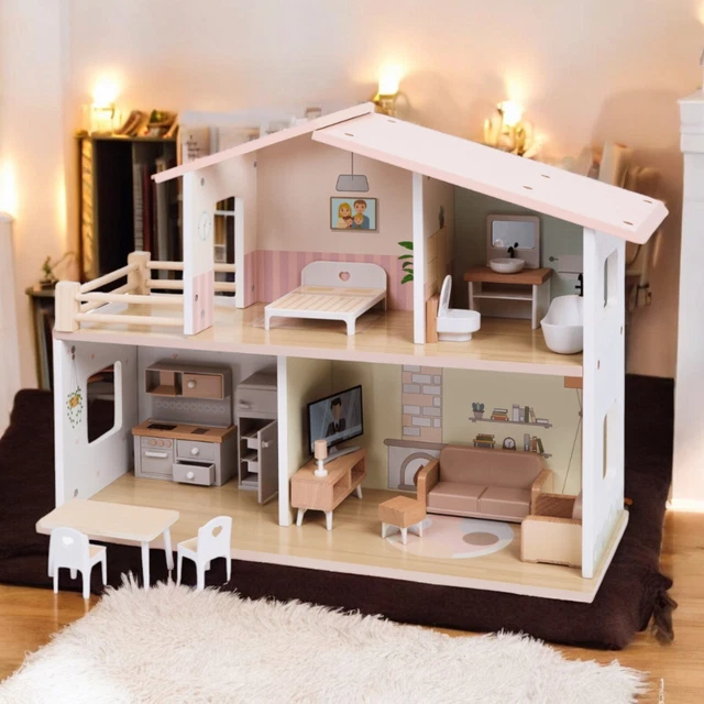 MAISON DE POUPÉE en Bois Mini Matters - Jouet Éducatif pour Enfants, 3 Ans et... EUR 49,90 ...