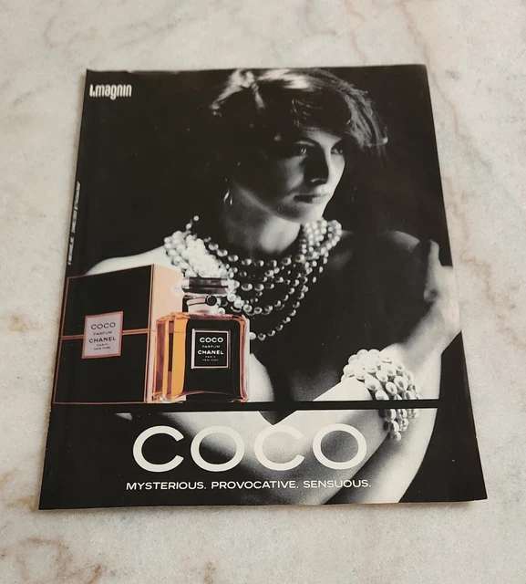 VINTAGE MAGAZINE PRINT AD - Coco Chanel Perfume 1988 $25.98 - PicClick AU