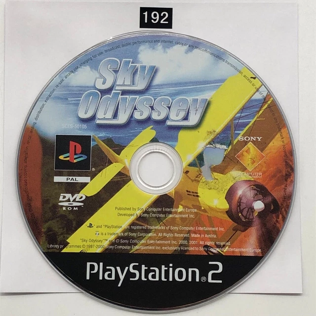 SKY ODYSSEY PS2 Playstation 2 Game Disc Only oz192 EUR 7,34 - PicClick FR