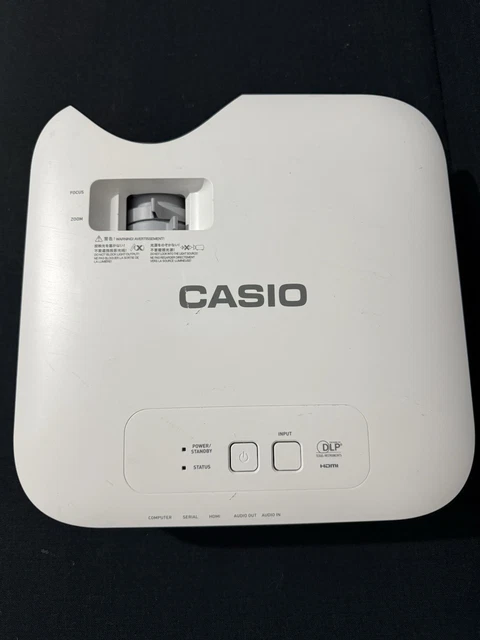 CASIO XJ-V100W DLP Projector WXGA HDMI,VERY BRIGHT,NO Remote,LAMP ...