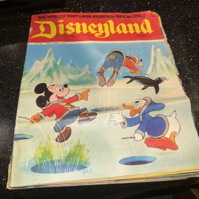 DISNEYLAND MAGAZINE COMIC Book 1972 Editions 103,164,213,216,215 £52.68 ...