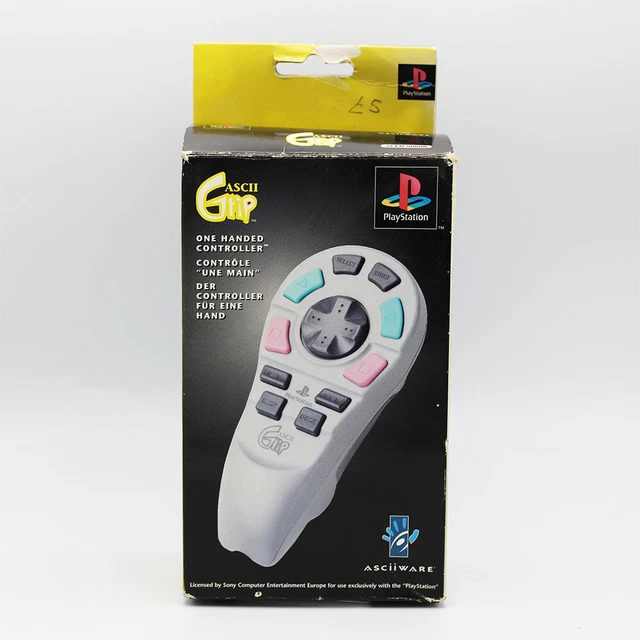 ASCII GRIP ONE Handed Controller PAL Boxed For Sony Playstation PS1 £49 ...