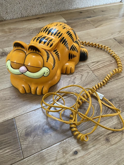 GARFIELD VINTAGE 1980S Landline Phone - Tyco (Eyes Open and Close) £100 ...