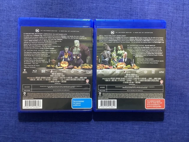 BATMAN-THE LONG HALLOWEEN : Part 1 and Part 2 (Blu-ray, 2021) Like New ...