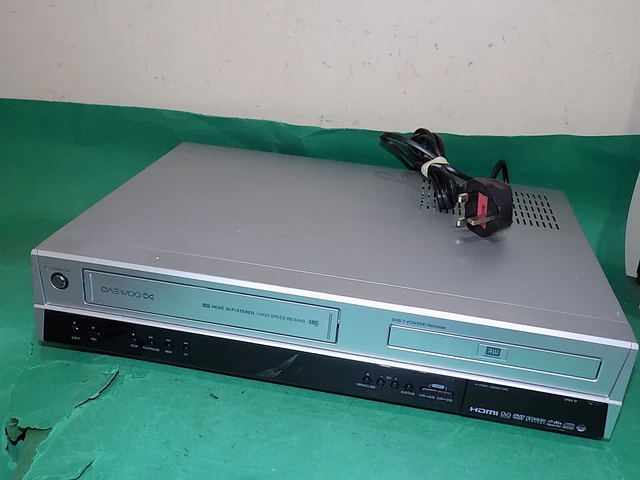 DAEWOO DRVT-35 DVD Recorder VCR VHS VIDEO CASSETTE Combo-Copy VHS DVD ...