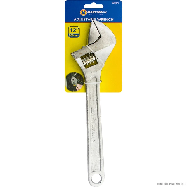 NEW 12” HEAVY Duty Adjustable Wrench Spanner Pipe Plumbers Handle Hand ...