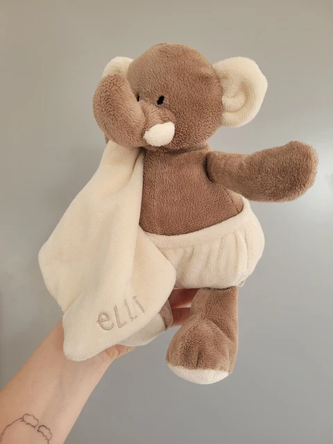 FAMILY BARGAINS SOFT Toy Grey Elephant Elli With Tusks And Nappy ...