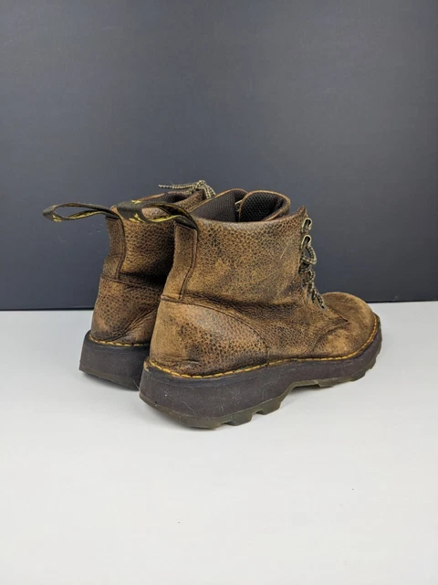 VINTAGE DR. DOC Martens Zachary Brown Ankle Combat Boots AW004• Men’s 7 ...