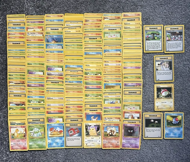 HUGE WOTC POKEMON Bundle Joblot Base Set 320+ Cards + 6 FREE FIRST EDITION CARDS EUR 73,87 ...