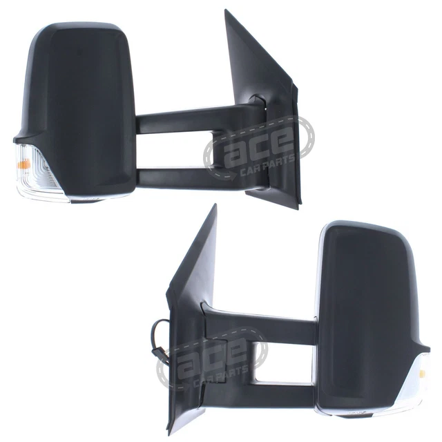 MANUAL LONG ARM Wing Door Mirrors Mercedes Sprinter Chassis Cab 2006 ...
