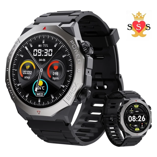 MILITARY SMART WATCH for Men Answer/Make Calls, 1.39" HD Fitness ...
