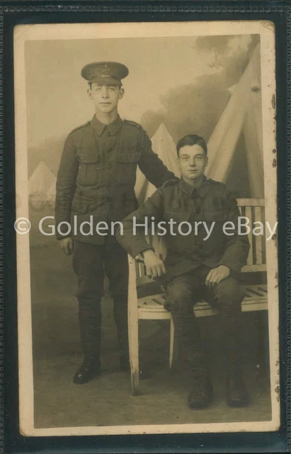 VINTAGE KINGS ROYAL Rifle Corps Young Soldier Ww1 Real Photo Military Postcard £24.99 - PicClick UK