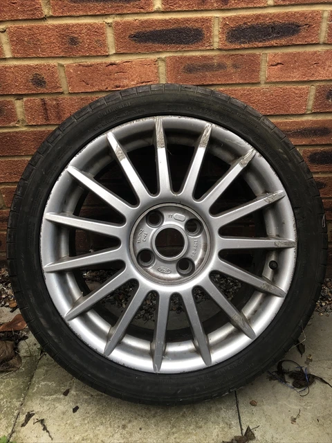 GENUINE MK1 FORD Focus St170 17 Inch Alloy Wheel 15 Spoke Silver 2001 ...