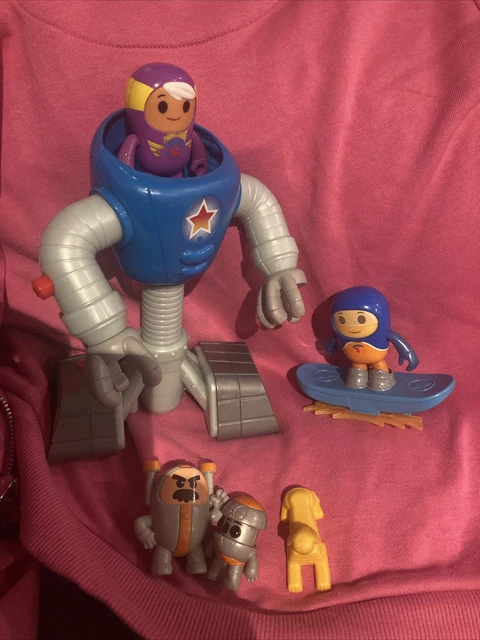 CBEEBIES GO JETTERS G.O Robot & GO Board Action Kyan Toy Figures ...