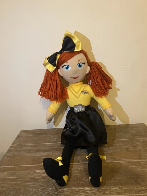 Jasnor The Wiggles Emma Large Soft Toy Plush 20” Yellow Rag Doll