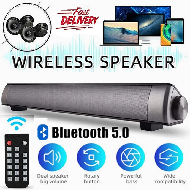 TV HOME THEATER Soundbar Bluetooth Sound Bar Speaker System Subwoofer w ...