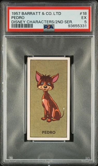 1957 BARRATT DISNEY Characters 2nd Series Pedro PSA 5 £10.00 - PicClick UK