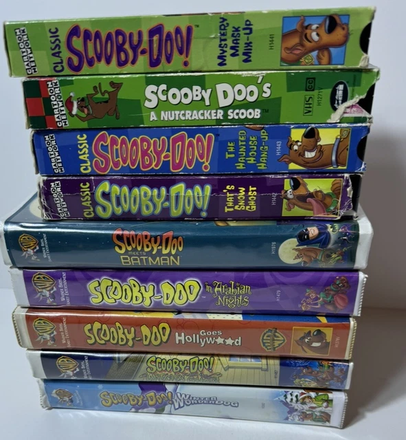 SCOOBY-DOO VHS LOT Thats Snow Ghost Haunted House Hollywood Winter ...