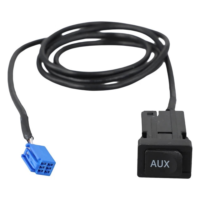 FOR TOYOTA AUX Audio Socket + 6Pin Cable for Seamless Audio Connection ...