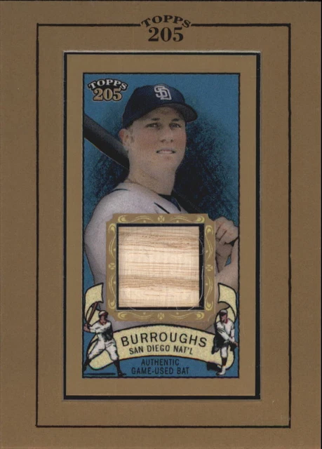 2003 (PARENTS) TOPPS 205 Relics #SB Sean Burroughs chauve-souris EUR 7,73 - PicClick FR