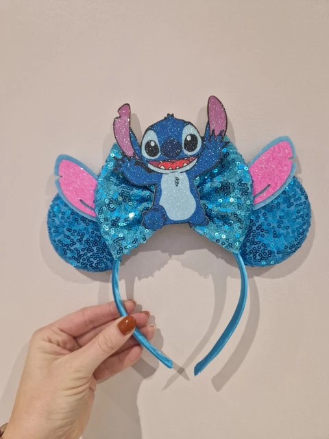 DISNEY STITCH EARS Headband - Lilo & Stitch - Minnie Mickey Mouse £10. ...