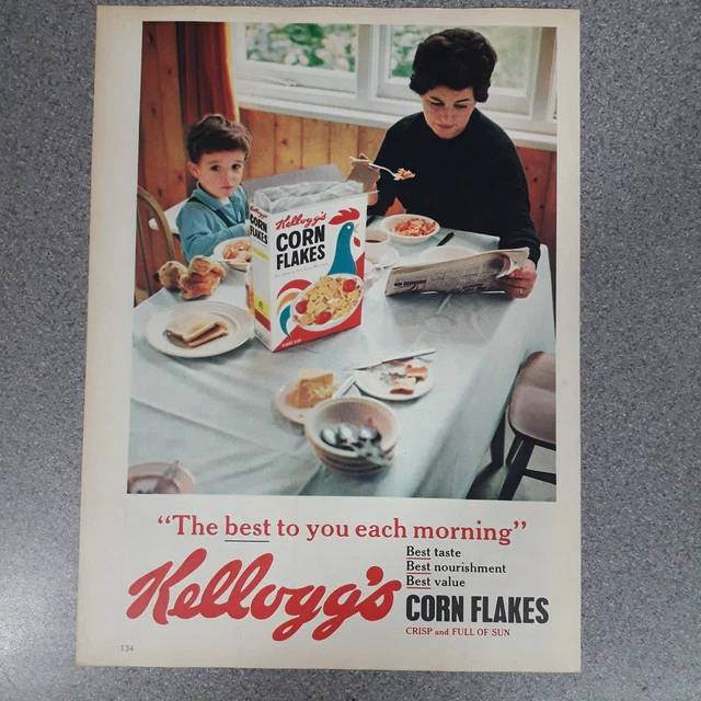 KELLOGG'S CORN FLAKES 1967 Original Paper Magazine Advert £5.50 ...