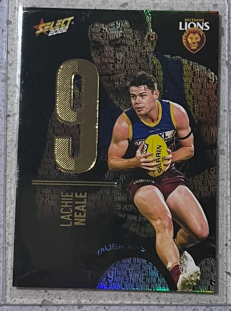 2022 FOOTY STARS Lachie Neale Numbers Midnight #016/130 NM15 Brisbane ...