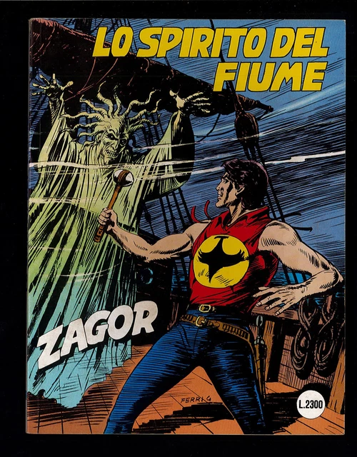 ZAGOR ZENITH GIGANTE Originale N.368 Lo Spirito del Fiume Ottimo SBE ...