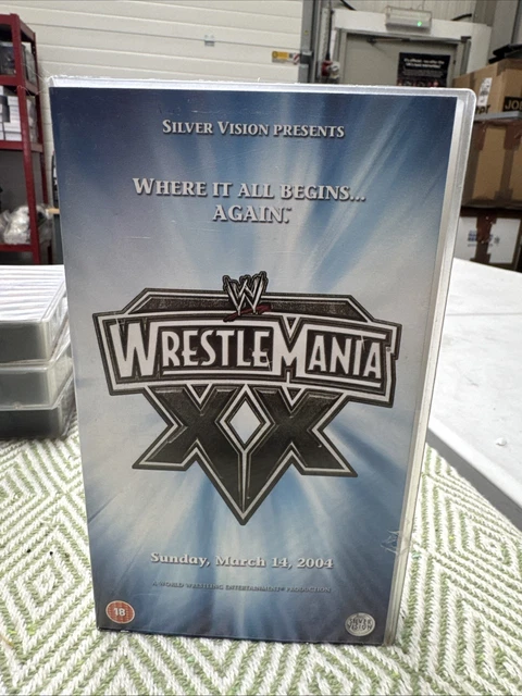 WWE WRESTLEMANIA XX 20 DVD *RARE* Triple H Eddie Guerrero Kurt Angle HBK £10.00 - PicClick UK