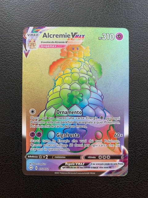POKEMON ALCREMY CARD VMAX 073/072 Shiny Destination Set £9.18 - PicClick UK