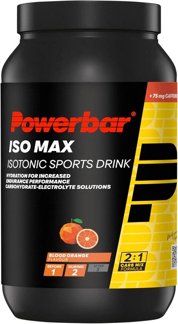 POWERBAR ISOMAX BLOOD Orange 1200G - Isotonic Sports Drink - 5 ...
