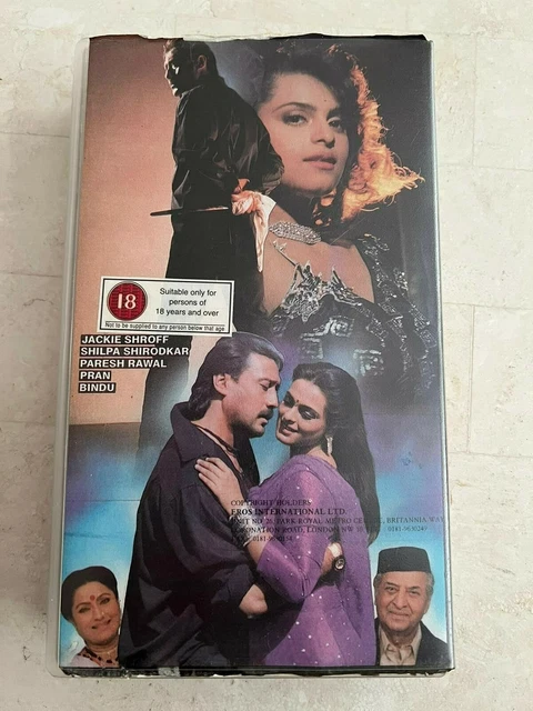 BADMAASH VHS VIDEO Tape Cassette Indian Hindi Bollywood Film Jackie ...
