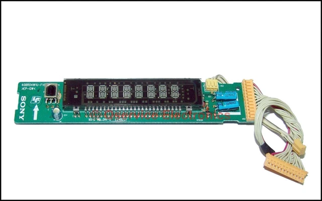 SONY HCD-S20 (CMT-S20) Mini Hi-Fi VFD Board 40BRO4W1U-VFD P/N A1945218A ...