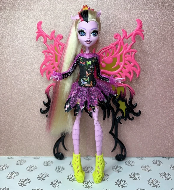 MONSTER HIGH FREAKY Fusion Bonita Femur Doll COMPLETE Hybrid Skeleton ...