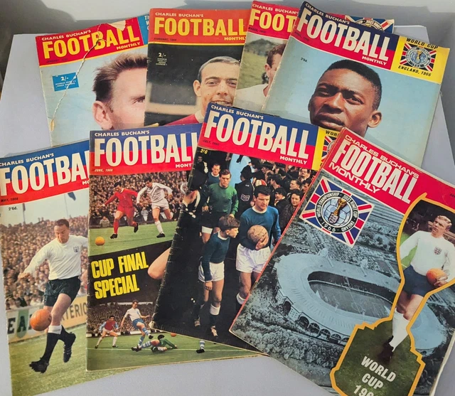 CHARLES BUCHANS FOOTBALL Monthly Magazines 1966 - 12 Issues - Complete ...