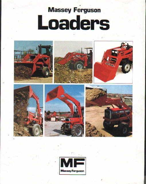 1977 MASSEY FERGUSON "MF40B" Tractor Backhoe Loader Brochure Leaflet £9.50 - PicClick UK