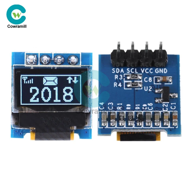0.49 INCH OLED SSD1306 64x32 I2C IIC Display Screen Module For Arduino ...