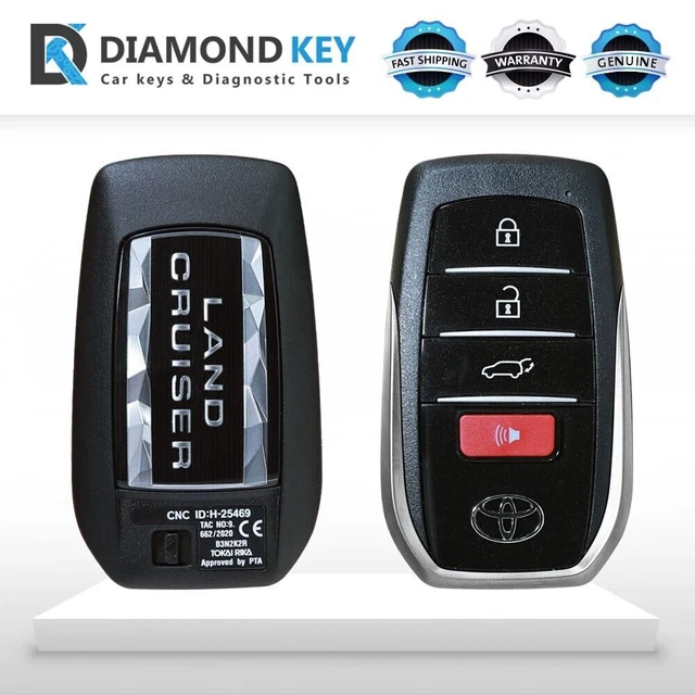 OEM 2022-2025 TOYOTA Land Cruiser Lc300 Smart Key 4Buttons 433Mhz ...