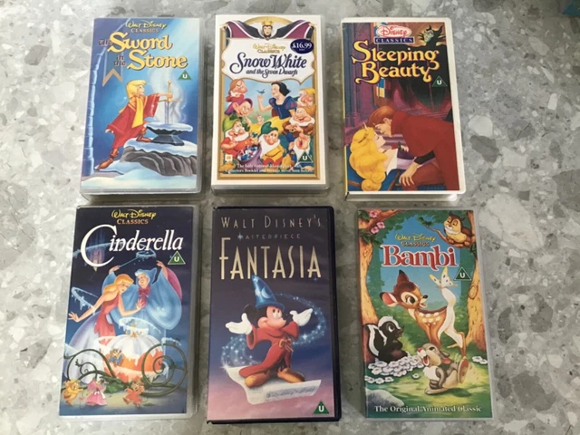 6 X WALT Disney Classics VHS Video Tapes Bundle £17.36 - PicClick UK