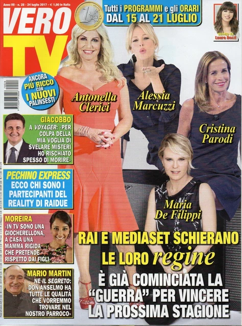 VERO TV 2017 28.Cristina Parodi-Maria De Filippi-Alessia Marcuzzi & A ...