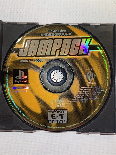 PLAYSTATION UNDERGROUND JAMPACK: Winter 2K (PS1, 2000) Disc Only $5.99 ...