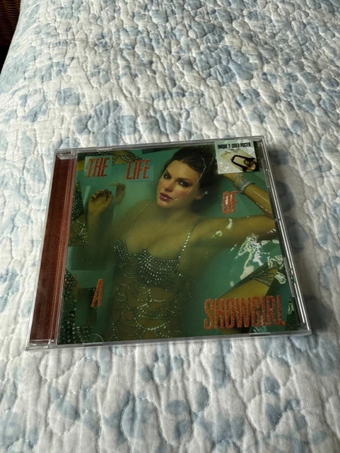 TAYLOR SWIFT - The Life Of A Showgirl.2025 Cd: With 2 Sided Poster. New ...